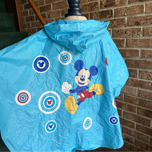 Disney | Jackets & Coats | Vtg Disney Mickey Mouse Light Blue Vinyl ...